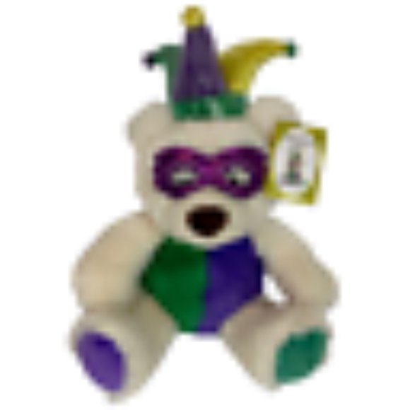 Aurora | Toys | Carnival Mardi Gras Jester Plush Teddy Bear From Aurora ...